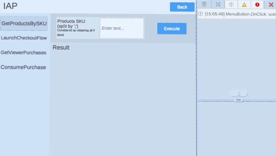In-App Purchase Client API | YVR Developer